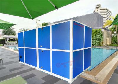 China 30p Multi Functional Air Source Swimming Pool Constant Temperature Heat Pump Water Heater Blue Sheet Metal for sale