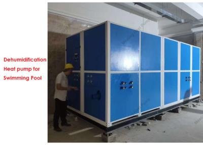 China 120KW indoor swimming pool dehumidiffier heat pump air to water for sale