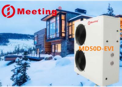 China High Efficiency Evi Water Heater Heat Pump Heat/Air To Water Heat Pump Evi Meeting MD50D-EVI for sale
