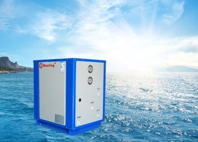 China Meeting domestic geothermal hot water water source small heat pump wifi China R410a 12kw floor heating treatment for sale