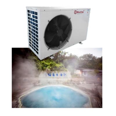 China Meeting MDY30D-GW High temperature side blowing air-water heat pump for high temperature bubble pool machine for sale