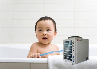 China 31kw 25 degree air-to-water shower heating air source heat pump for sale