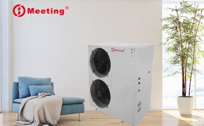 China Meeting commercial air source heat pump water heater R32/R410A refrigerant water heating system China manufacturer for sale