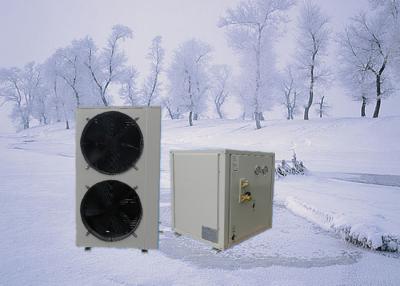 China 4.6KW 18.6KW EVI split machine air conditioning water heat pump HVAC room cooling heat pump for sale