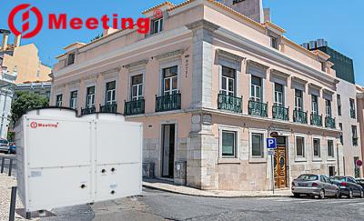China Meeting 380V air source hot water heatpumps heating cooling heat pump for commercial project for sale