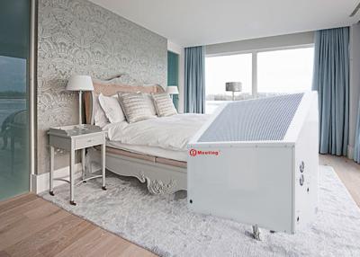 China Meeting CE heat pump r410A apartment adopts air-to-water heat pump for heating and cooling for sale