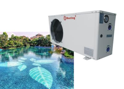 China 220V 1 phase 60HZ 12kw anticorrosive heat exchanger Swimming pool heat pump water heater for sale