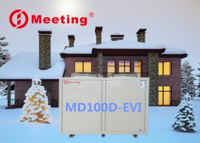 China EVI 36.8KW Air To Water Heat Pump 380V 50HZ EVI High Efficient Heating System for sale