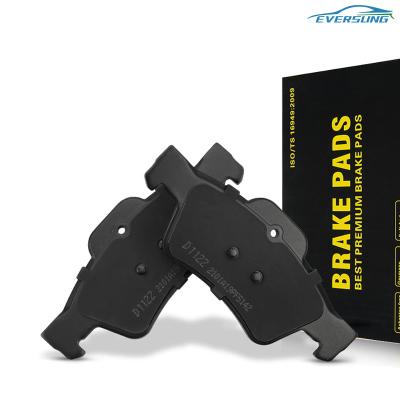 China Rustproof Carbon Fiber Ceramic Brake Pads Mercedes Benz Brake Pads TUV for sale