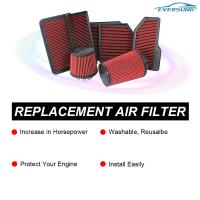 China Car Air Filter for BMW E46 M3 316i 318i 320i 323i 325i 330i X3 Cold Air Intake High Flow Washable Reusable for sale