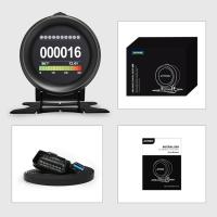 China X60 Smart Multifunctional Vehicle Temperature Gauge Car Digital Voltage Speed Meter for sale