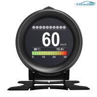 China X60 Smart Multifunctional Vehicle Temperature Gauge Car Digital Voltage Speed Meter for sale