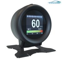 China X60 Smart Multifunctional Vehicle Temperature Gauge Car Digital Voltage Speed Meter for sale