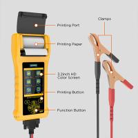 China Color Screen BT760 Car Diagnostic Tester 6-32V automotive battery tester with printer for sale
