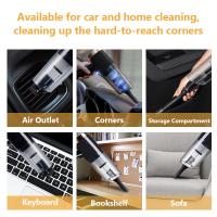 China 120W Rechargeable Wireless Handheld Car Vacuum Cleaner Mini Cyclone Strong Suction for sale