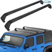 China 40kg Capacity Car Spares Parts Jeep Wrangler Roof Rack Cross Bars Cargo rail Rack for sale