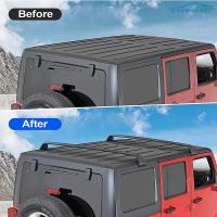 China 40kg Capacity Car Spares Parts Jeep Wrangler Roof Rack Cross Bars Cargo rail Rack for sale