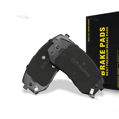 China Ceramic D1295 Car Brake Pad 58101-1DA00 Fit Hyundai Ix35 Tucson KIA Cadenza Rondo for sale