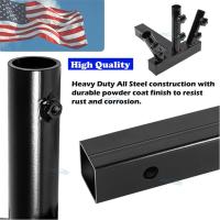 China Security Design Triple Flag Pole Holder Hitch Universal For Jeep SUV RV Pickup for sale