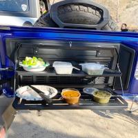 China 2 Layers Car Spares Parts Truck Tailgate Table For 2018 Jeep Wrangler JL 2007-2018 JK for sale