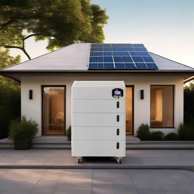 China Stacking LiFePO4 Solar Power System 5KW 40.96KWH With 5KW MPPT Charger for sale