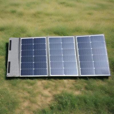 China 105W Lightweight Foldable Mono Solar Panel 3-Fold High Polymer Material for RV for Distributors Orders for sale
