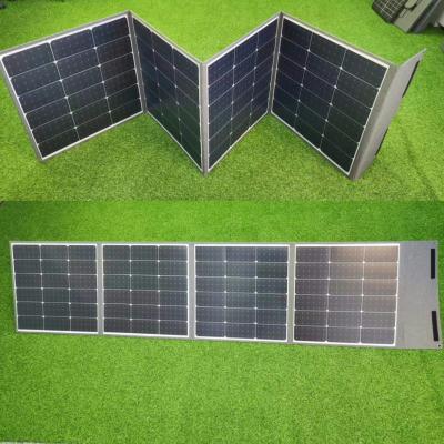 China 4 Fold High Polymer Solar PV Panel 200W Foldable for Outdoor Off Grid Power for Distributors and OEM Orders for sale