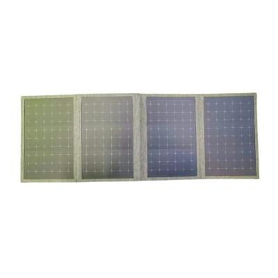 China High Polymer 4 Fold Mono Solar Panel Lightweight 36W with USB QC3.0 Type-C for Wholesale and OEM Use for sale