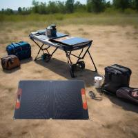 China 2 Fold Portable ETFE Solar Panel 100W for Outdoor Camping Backup for Wholesale and OEM Use for sale