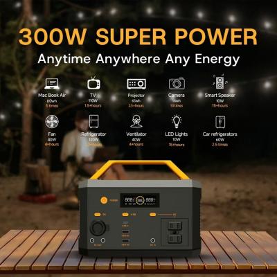China Lifepo4 Portable Solar Power Generator 300W Fast Charging Station for Wholesale and OEM Use for sale