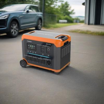 China Smart Expandable Home Backup Solar Generator 6000W With EV / Solar Charging for Distributors and OEM Orders for sale