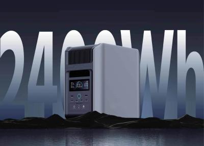 China Portable 2200W Solar Power Generator with 2400Wh LiFePO4 Battery for Balconies for sale