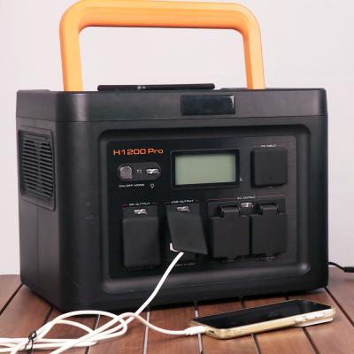 China 2400W Solar Energy Power Station Portable LiFePO4 Battery Backup for Commercial Use for sale