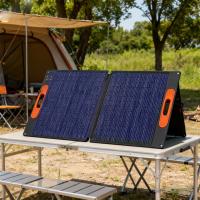 China High Efficiency 100W Mono Solar Panel 2-Fold ETFE Portable Power Solution for sale