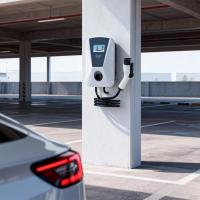 China Commercial EV Charger 7kW 11kW 21kW AC Wallbox for Solar Energy Systems for sale