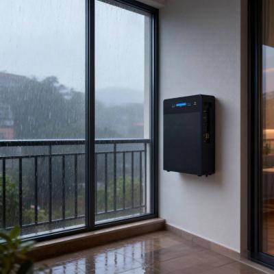 China Balcony Solar Energy Power Station 5.12kWh LiFePO4 Grid Connected Storage System for sale