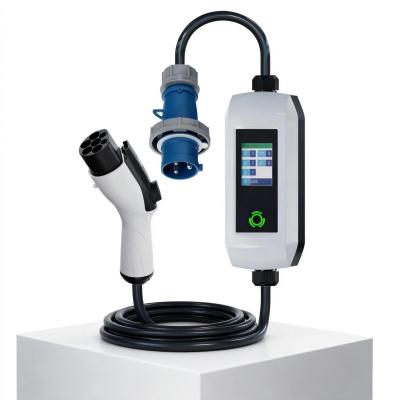 China 7kW Portable EV Charger for Solar Power Station Commercial Charging Use for sale