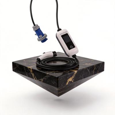 China Portable 7kW EV Charger for Home Solar Generator System Integration for sale