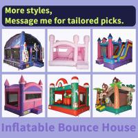 China SMILE Commercial Grade Unicorn & Rainbow Themed Inflatable Bouncy Castle Slide Combo 5MX4M Easy Setup for Party Rentals for sale