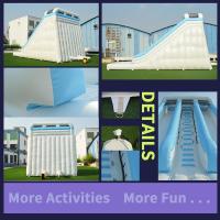 China Commercial 2 Lane Inflatable Dry Slide, 0.55mm PVC Racing Slide for Kids & Adults for sale