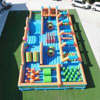 China Commercial Giant Inflatable Obstacle Course Playground Park Kids Outdoor Party Rental Combo for sale