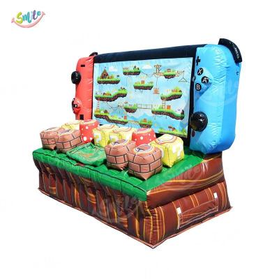 China Commercial Grade Video Game Theme Inflatable Interactive Game for Kids Party Rental Business for sale