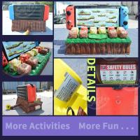 China Commercial Grade Video Game Theme Inflatable Interactive Game for Kids Party Rental Business for sale