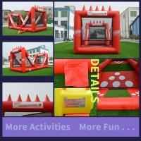 China Commercial Grade Inflatable Basketball Game Dual Lane Basketball Shootout for Party Rental Business for sale