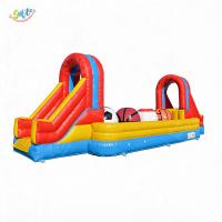 China Commercial Grade Inflatable Jumping Ball Game Big Baller Obstacle Course Leap of Faith Interactive Game for Parties for sale