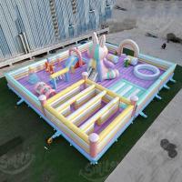 China Custom Bunny Inflatable Soft Play Set Indoor Toddler Playground Equipment Soft Play Bouncer for Kids Party Events Rental for sale