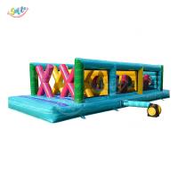 China Commercial Grade PVC Inflatable Obstacle Course Challenge Outdoor Party Rental Inflatable Obstacle Run for Kids Adults for sale