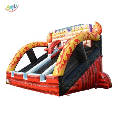 China Commercial Grade Inflatable Basketball Game Hoop Fest Dual Lane Basketball Shootout For Party Rental Events for sale
