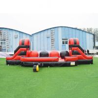 China Commercial Inflatable Leaps And Bounds Big Baller Obstacle Course Jumping Ball Game For Party Rental Events for sale