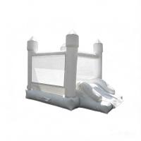 China Multi Style Pastel Inflatable Bounce Castle, White Pink Inflatable Jumping House for Wedding Party Rental for sale